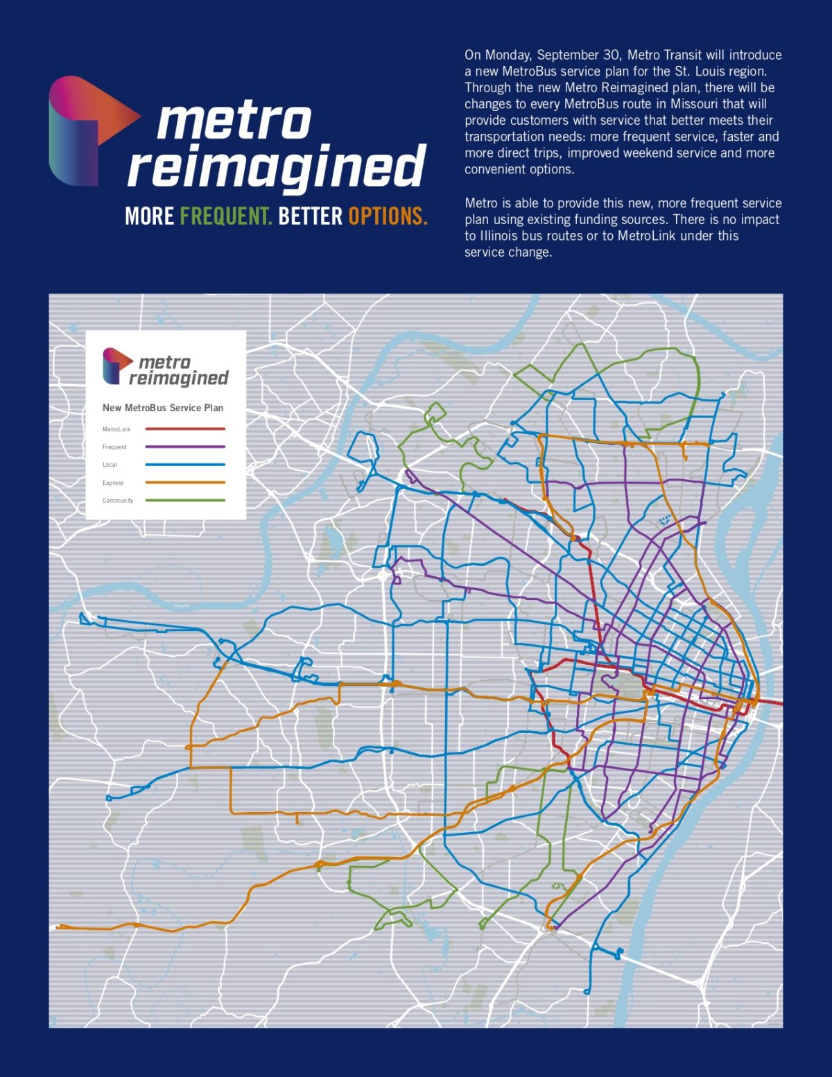 New Metro Bus Service Plan - Forest Park Southeast